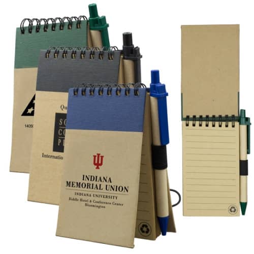 Eco Inspired Jotter Notepad Notebook with Matching Color ...