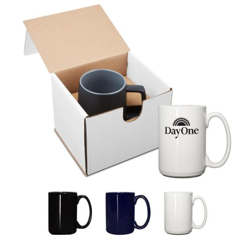 15 oz. El Grande Ceramic Mug in Individual Mailer | EverythingBranded ...