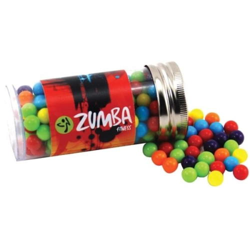 Mini Jawbreakers Candy in a 3 " Plastic Tube with Metal Cap ...