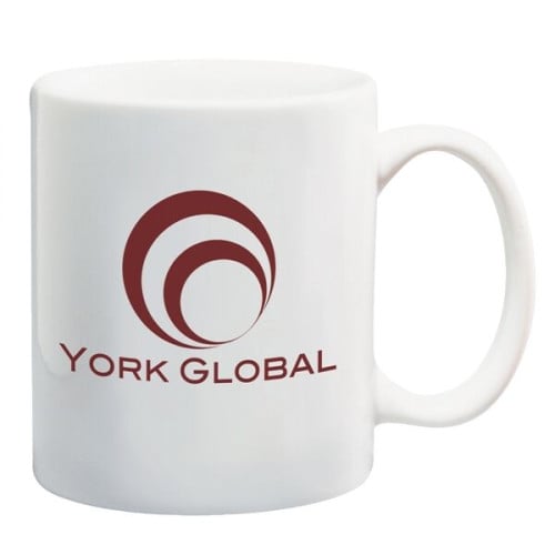 11 Oz. White Ceramic Mug | EverythingBranded Canada