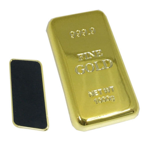 Plastic Gold Bar Paperweight | EverythingBranded Canada