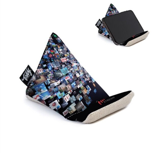The Wedge™ Mobile Device Stand with Built-in Wireless Cha ...